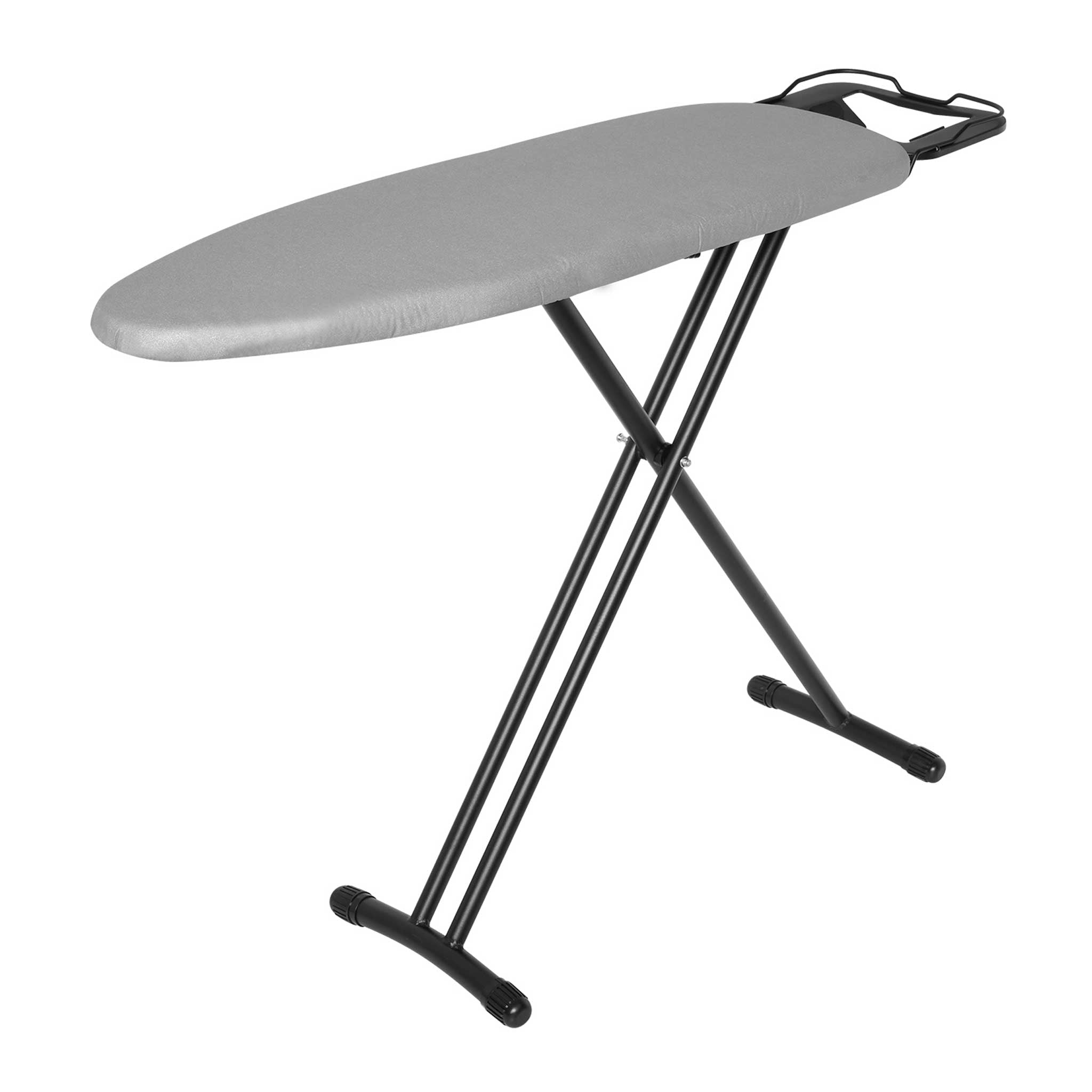 Corby Classic Ironing Board With Iron Rest Light Grey