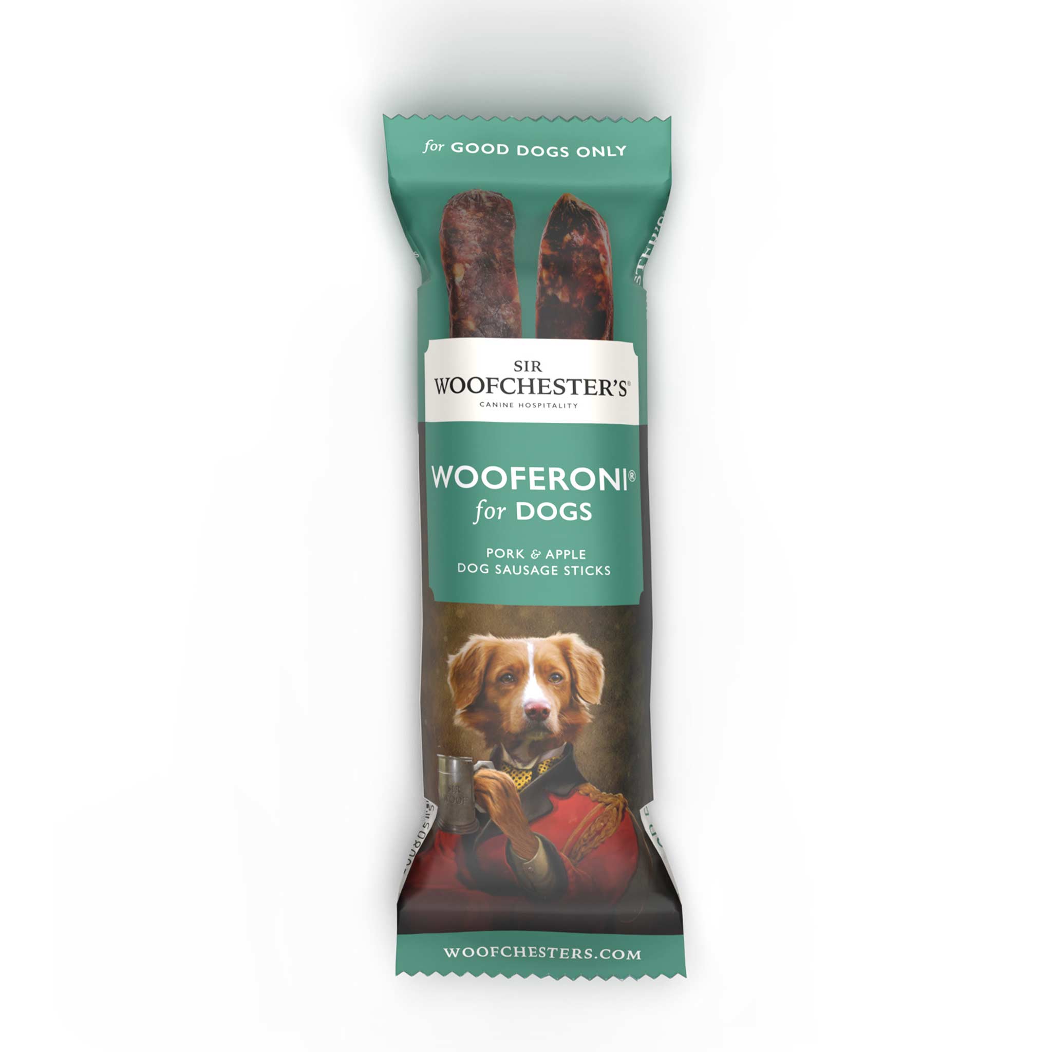Sir Woofchester’s Wooferoni – Gourmet Dog Sausage Sticks (Case of 12)